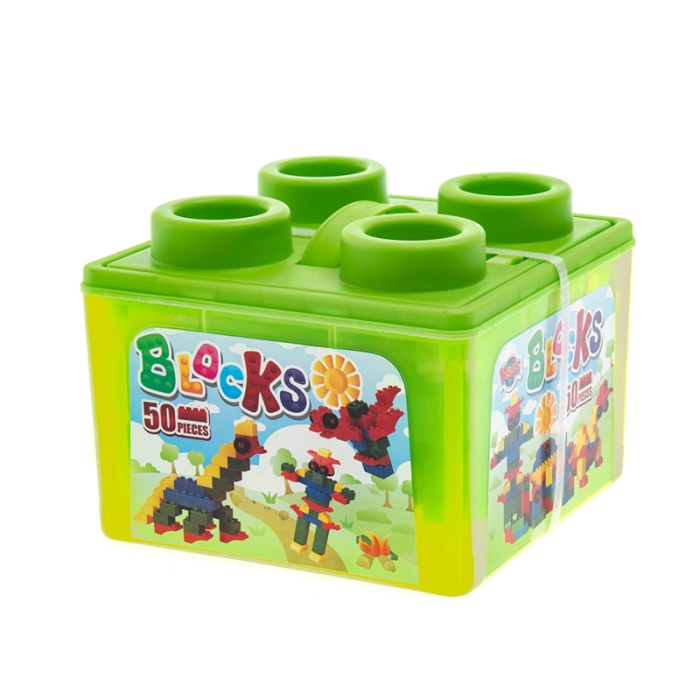 Bloques De Armar Kydos 50 Piezas Balde