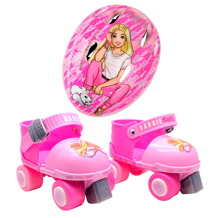 Patines de Entrenamiento Barbie con Casco