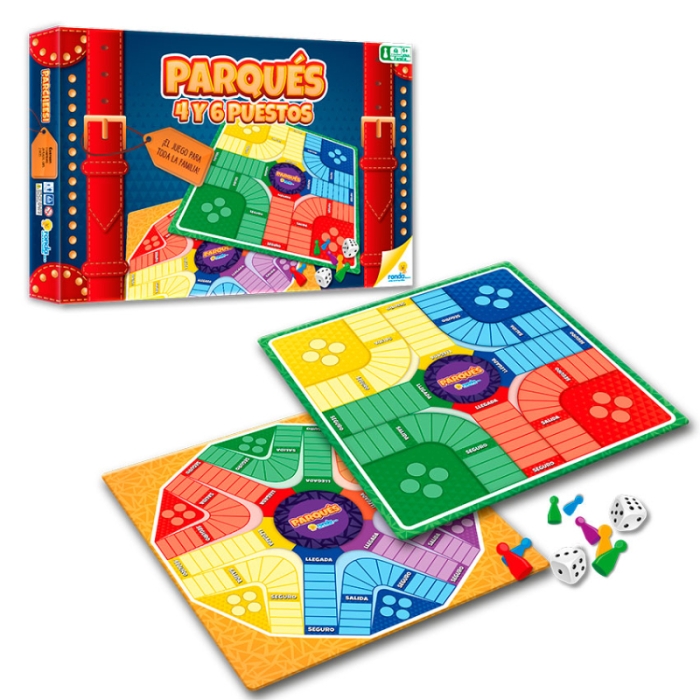 Juego de Mesa Parqués 6 Puestos 08