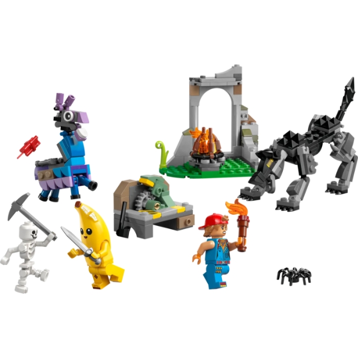 Lego Fortnite Campamento de Peely y Sparkplug